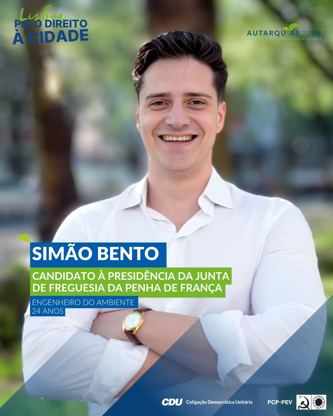 Simão Bento é o Candidato da CDU à Presidência da Junta de Freguesia da ...