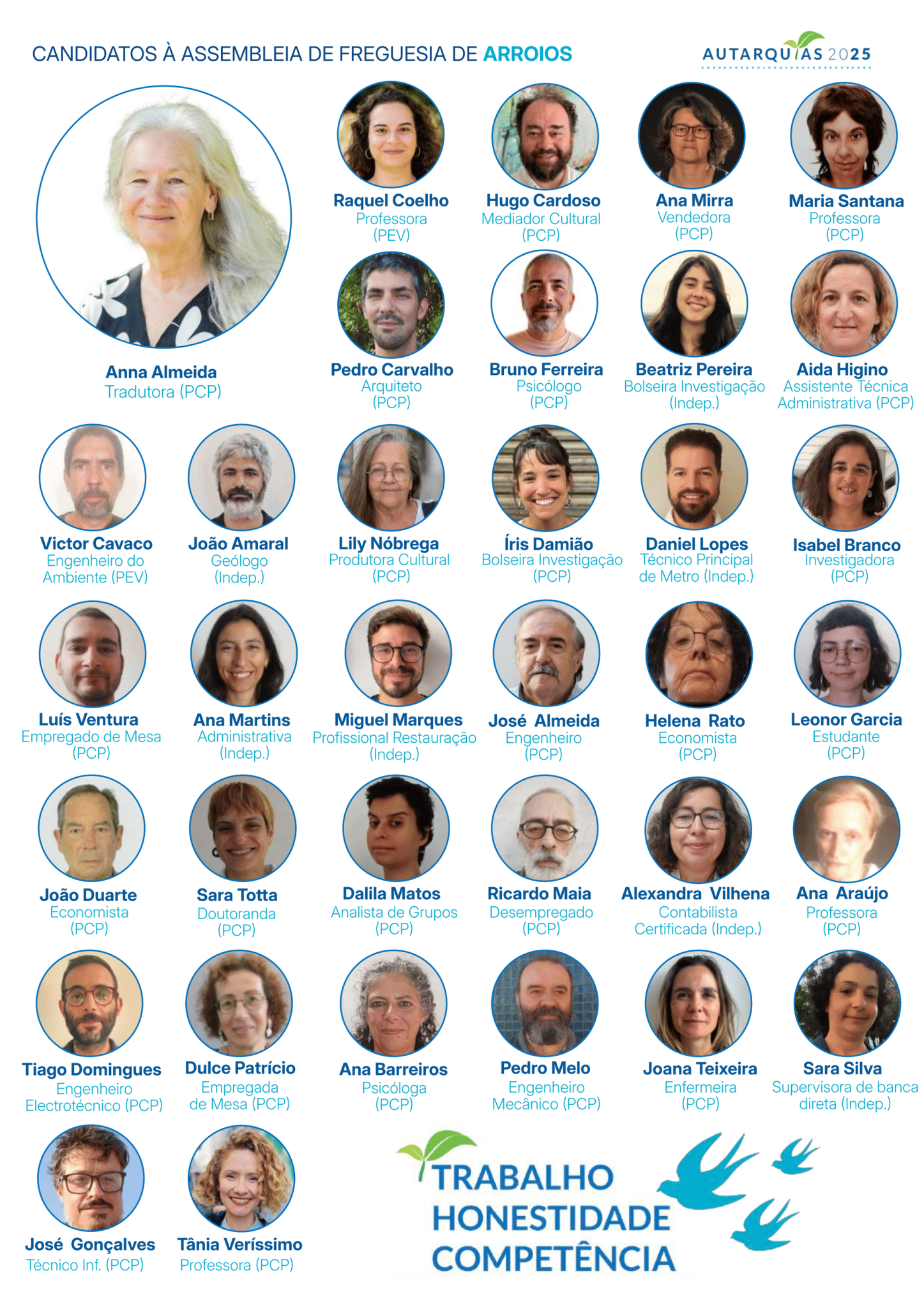 Anna Almeida é a Candidata da CDU à Presidência da Junta de Freguesia ...