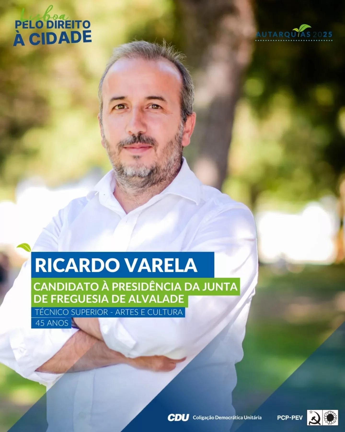 Ricardo Varela é o Candidato da CDU à Presidência da Junta de Freguesia ...